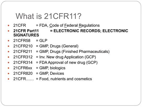 21 Cfr Part 11 Pptx