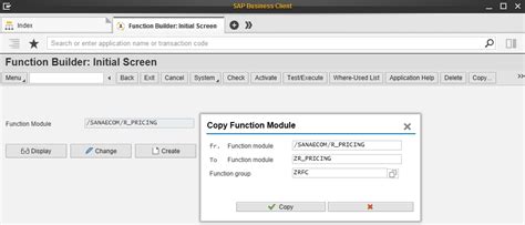 Manage Sana Function Modules