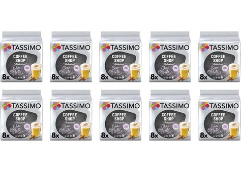 Tassimo Chai Latte Kaffeepads (10 Stück, insgesamt 80 Kapseln, 80 ...