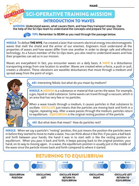 Reading Passage Introduction To Waves Pdf Waves Electromagnetic