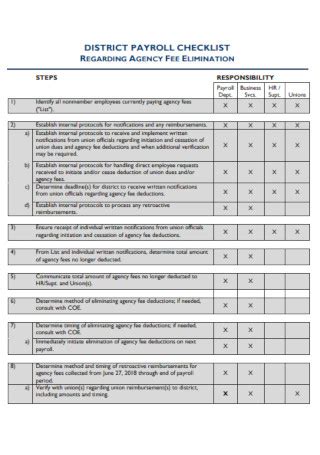 50 SAMPLE Payroll Checklists In PDF MS Word 50 SAMPLE Payroll Checklists In PDF MS Word