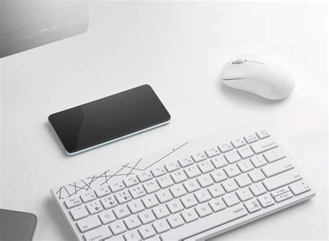 Rapoo 8000m Wireless Mouse And Keyboard Combo Grey Pc