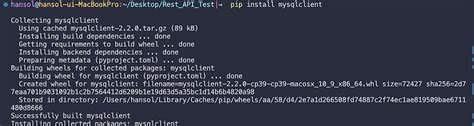 [django] 장고 mysql 연결 1 맥 m1 mysqlclient 오류 해결하기