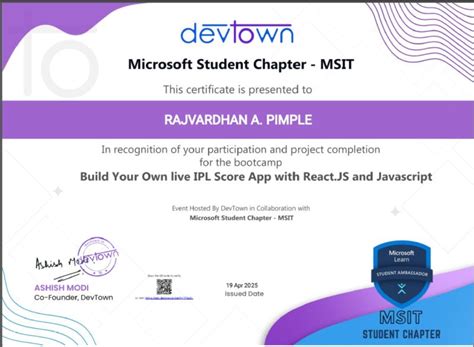 reactjs javascript webdevelopment devtown msit iplapp
