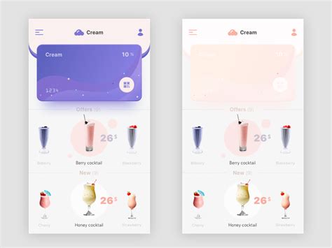 Cocktail App View Sketch Freebie Download Free Resource For Sketch