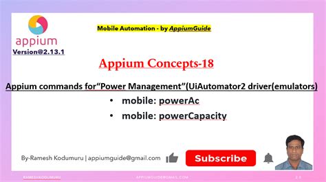 54appium Concepts Appium Commands For “power Management” Uiautomator2 Driveremulators
