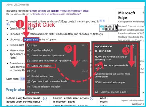Enable Disable Smart Actions In Microsoft Edge Htmd Blog