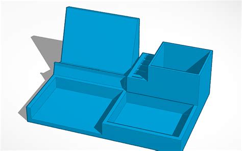 3d Design Desk Organizer Tinkercad