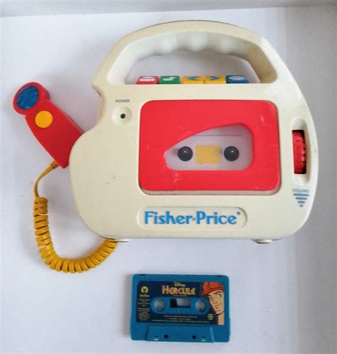 Fisher Price Cassette Tape Recorder Portable Cassette Player Fisher