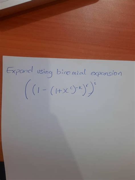 Solved Expand Using Binomial Expansion 1 1 X Chegg Com