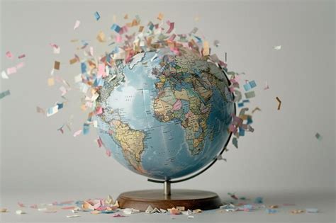 Global Network Connection Covering The Earth D Rendering Elements Of This Image Furnished