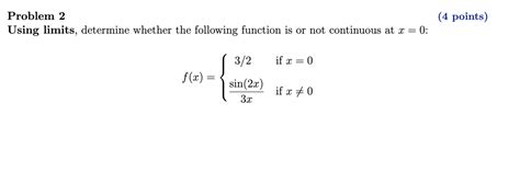solved 6 points problem 1 consider the following function