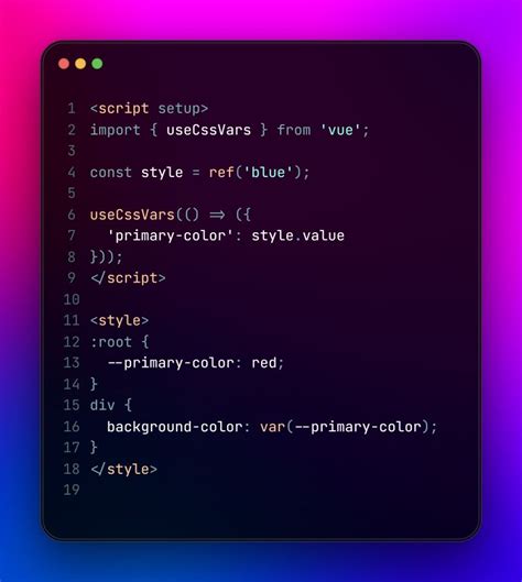 Manik Mia On Linkedin 🚀 Vuejs Tip Use Case For Usecssvars Harness The Power Of Usecssvars To