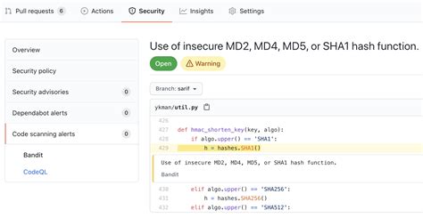 Integrating Bandit And Github Dhk