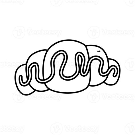 Bread Outline Cartoon 25174153 Png