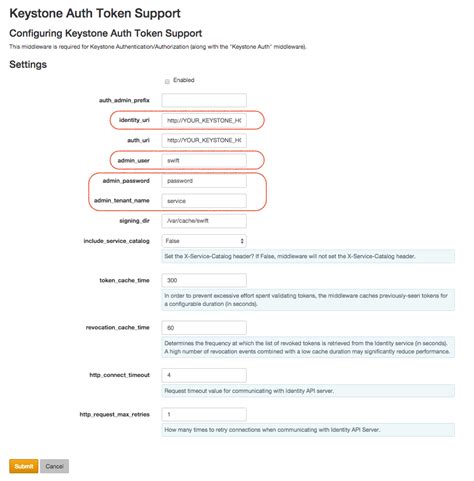 keystone auth token — swiftstack documentation