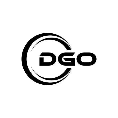 Dgo Letter Logo Design In Illustration Vector Logo Calligraphy