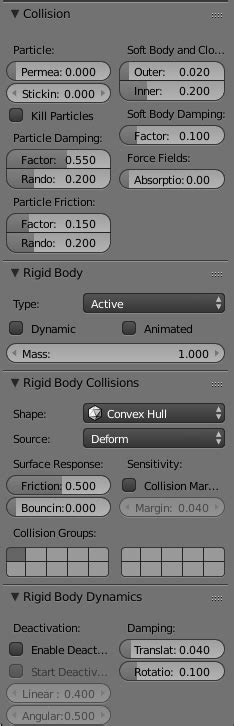 Animation How Do I Prevent Particle Objects From Intersecting Each Other And Going Though The