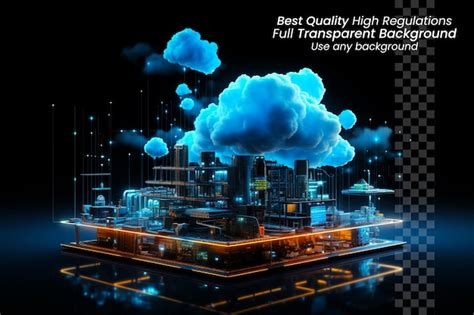 Premium Psd Illuminated Silicon Complexity In The Electronics Industry Generated By Ai