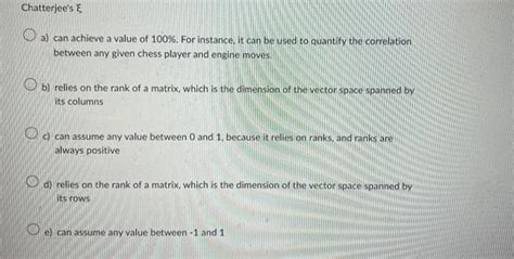 Solved What Does Simple Linear Regression Minimize The Sum