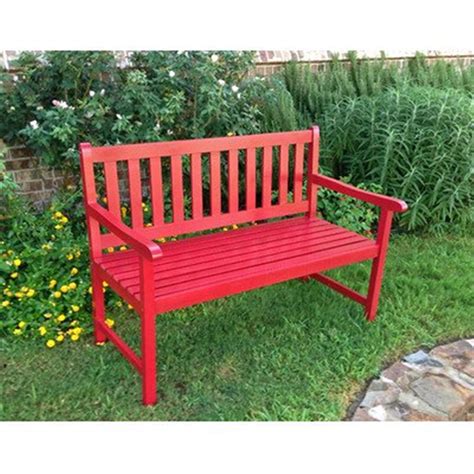 Outdoor Wood Bench Acacia Hardwood Bench Patio Garden Bench 48