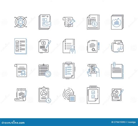 Solicitor Syndicate Line Icons Collection Membership Alliance