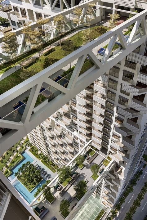Singapores Newest Residential Building With Sky Bridges And Sky Pool