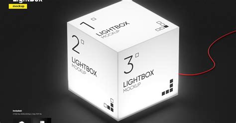 Lightbox Mockup Product Mockups Ft Signaling And Brand Envato