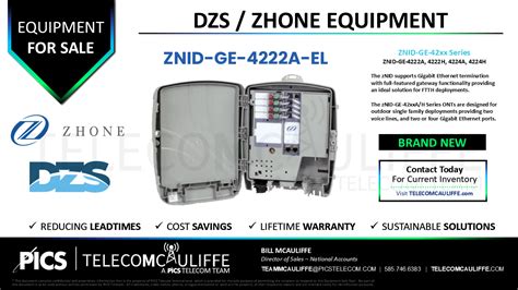 Dzs Zhone Znid Ge 4222a El Telecomcauliffe A Pics Telecom Team