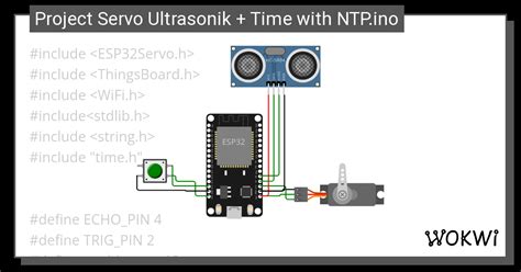 Project Servo Ultrasonik Time With O Wokwi Esp32 Stm32