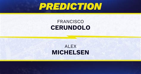 Francisco Cerundolo Vs Alex Michelsen Prediction Odds Picks For Atp