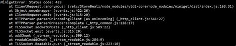 minigeterror status code 429 · issue 783 · fent node ytdl core · github
