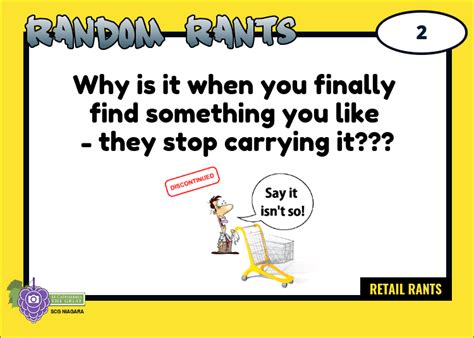scg niagara random rants 2 why is it when you finally find