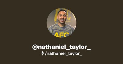 Nathaniel Taylor Linktree