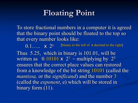 Ppt Floating The Point Powerpoint Presentation Free Download Id5911061