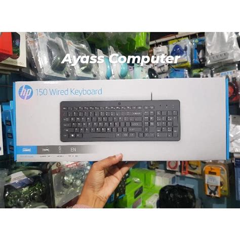 Jual Keyboard Slim HP 150 Wired Keyboard Slim Design HP150 Garansi Resmi Shopee Indonesia