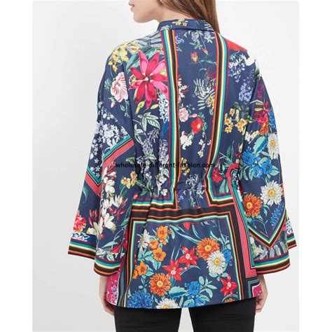 Fournisseur De Dropshipping Acheter Veste Kimono Imprimée Fleurie 101