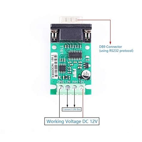 Rs232 To Lin Bus Module Rs485 To Uart Converter Db9 Male Socket Data
