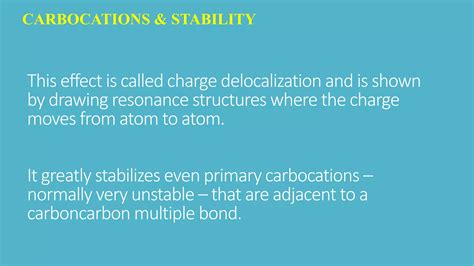 Carbocations And Their Stability Pptx