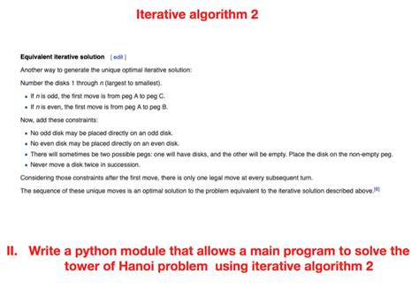 solved problem description a model set of the tower of hanoi