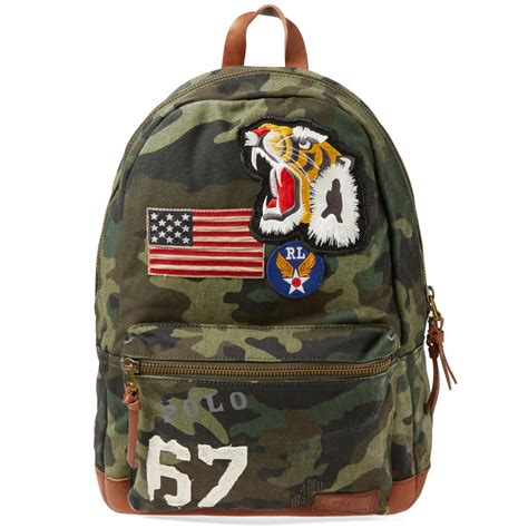 Polo Ralph Lauren Vintage Backpack Camo End Ie