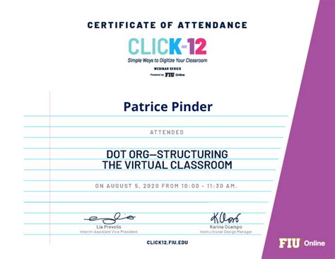 Pdf Fiu Pd Certificate Earned