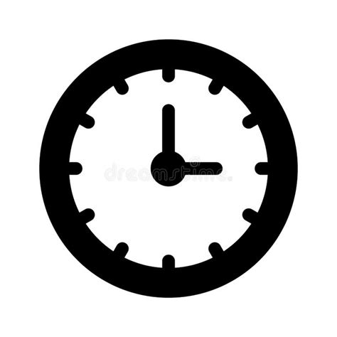 Clock Stock Vector Illustration Of Symbol Sign Accessory 337653197