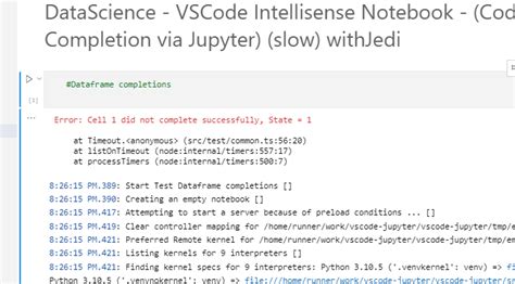 Integration Tests Microsoft Vscode Jupyter Wiki GitHub