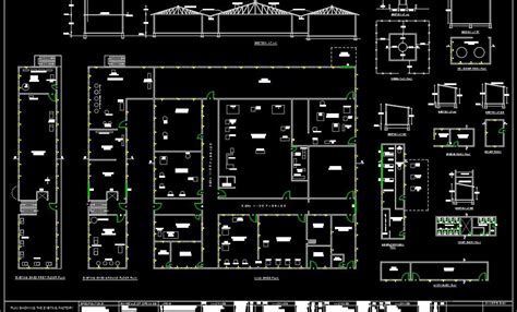 Factory Building Layout Plan And Elevation Cad Template Dwg Cad Templates