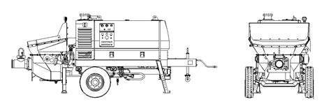 Stationary Concrete Pump Kyb Conmat Pvt Ltd