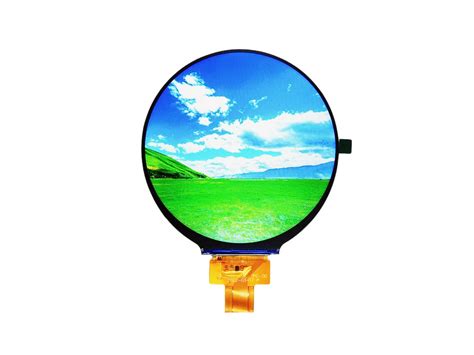 round lcd display circular lcd display