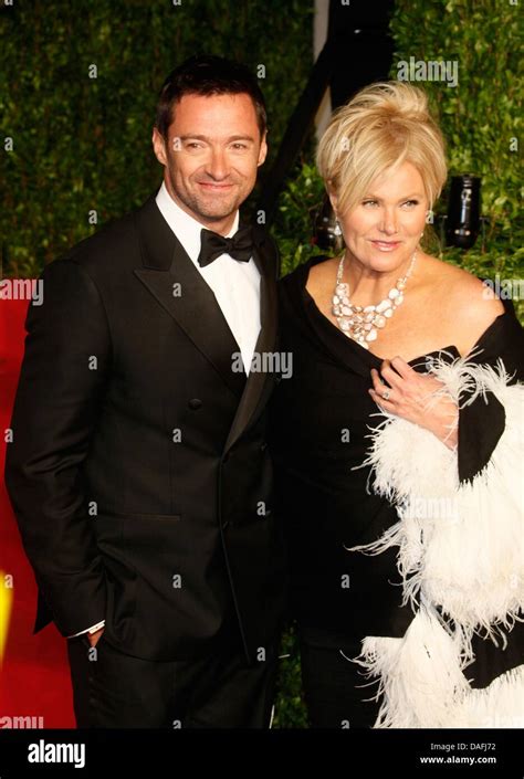 Us Actor Hugh Jackman And His Wife Deborra Lee Furness Arrive At The