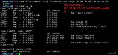 【iptables 防火墙设置】 iptables防火墙配置 csdn博客