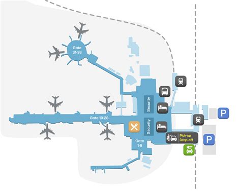 Mapa Del Aeropuerto Lgw Mapas De Terminales Y Guía De Navegación De